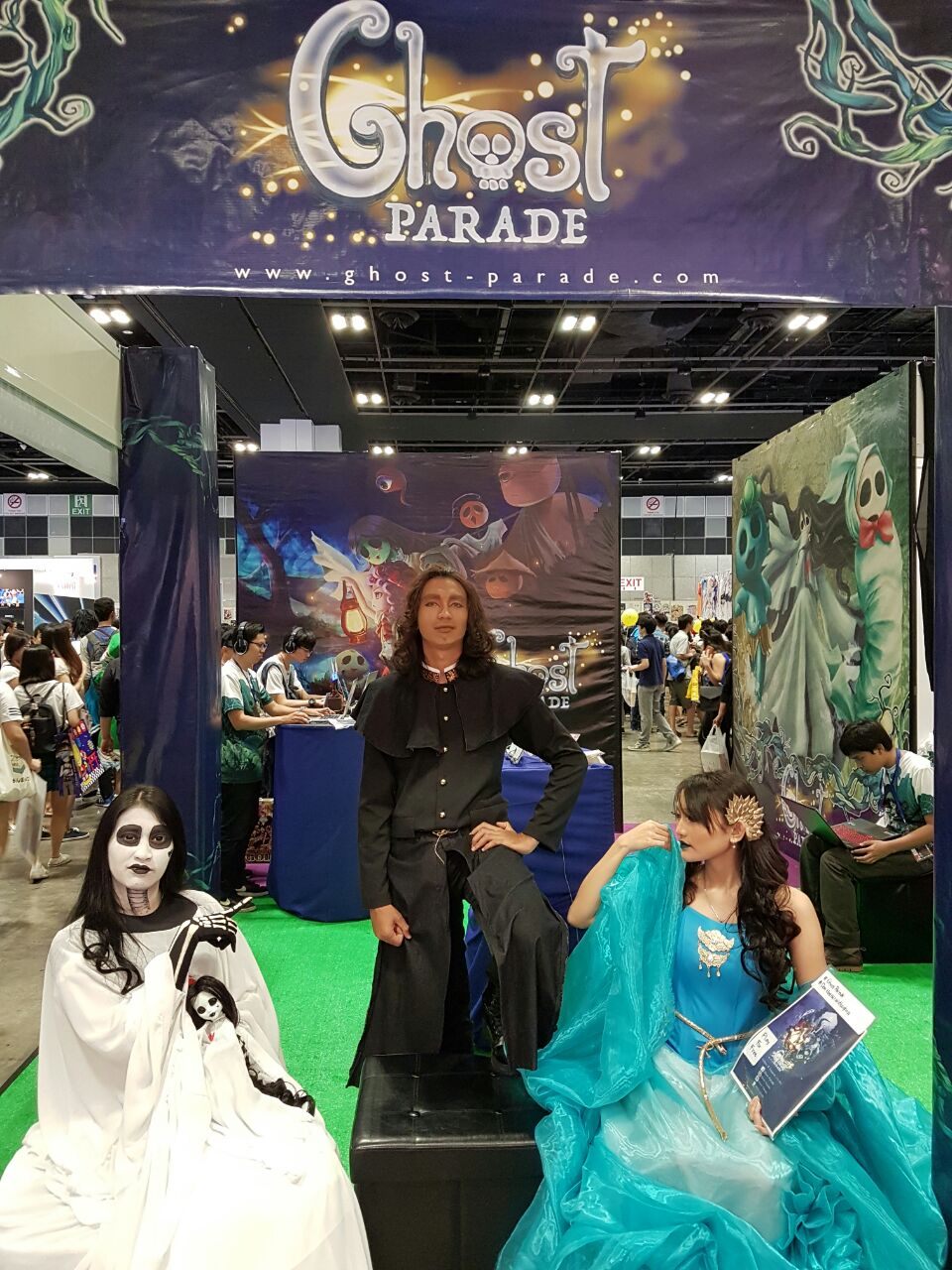 Three Spirit Come to Ghost Parade Booth – Ghost Parade Game